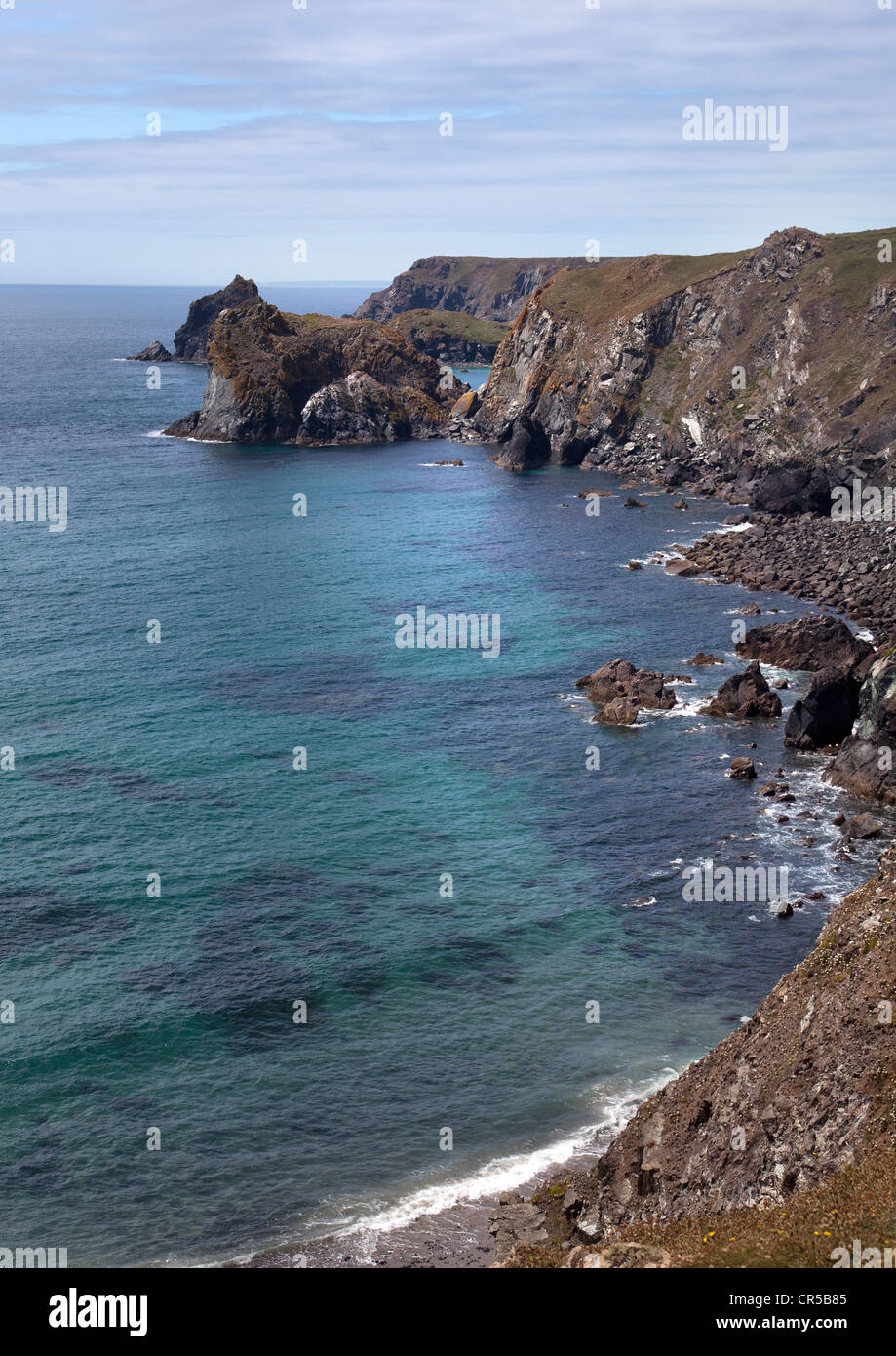 Coastline at Lizard point Stock Photo - Alamy