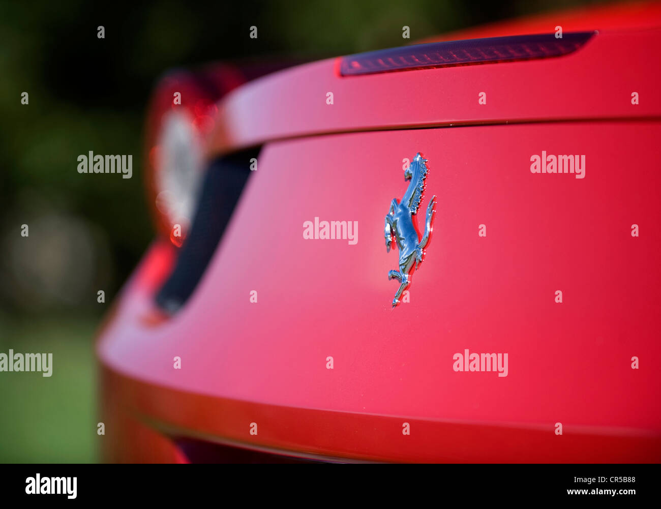 2011 Ferrari 458 Italia red Italian supercar in Modena Ferrari badge on ...