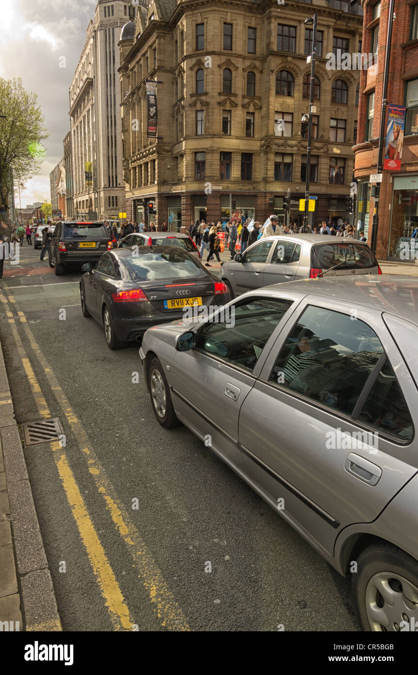Manchester traffic jam hi-res stock photography and images - Alamy