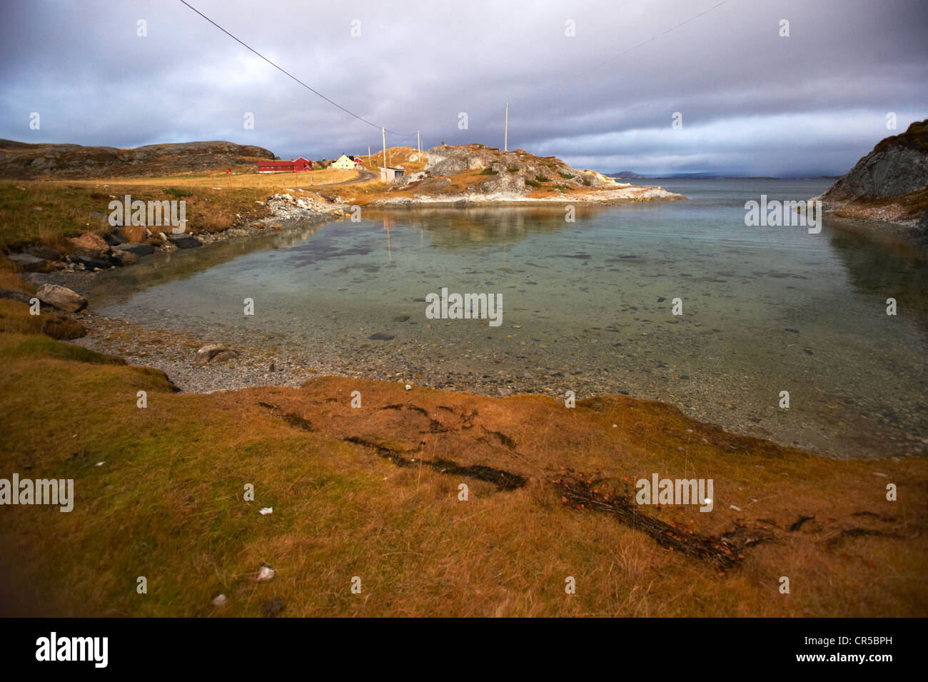 Norway, Lapland, Finnmark County, Lakselv, Billefjord Peninsula ...