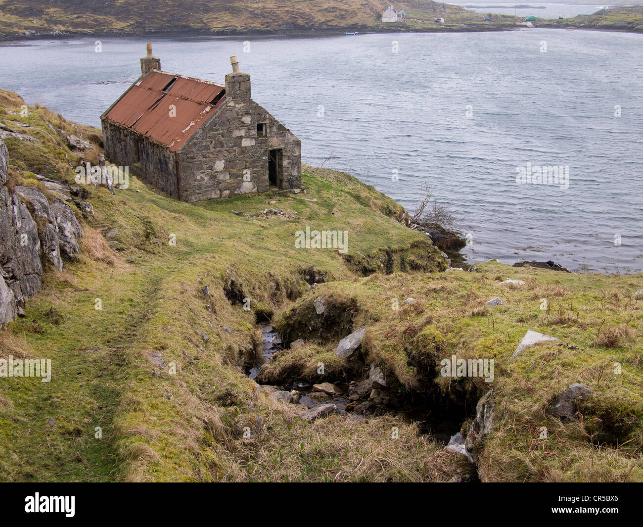 Derelict Croft House, Isle of Harris, Scotland Stock Photo - Alamy