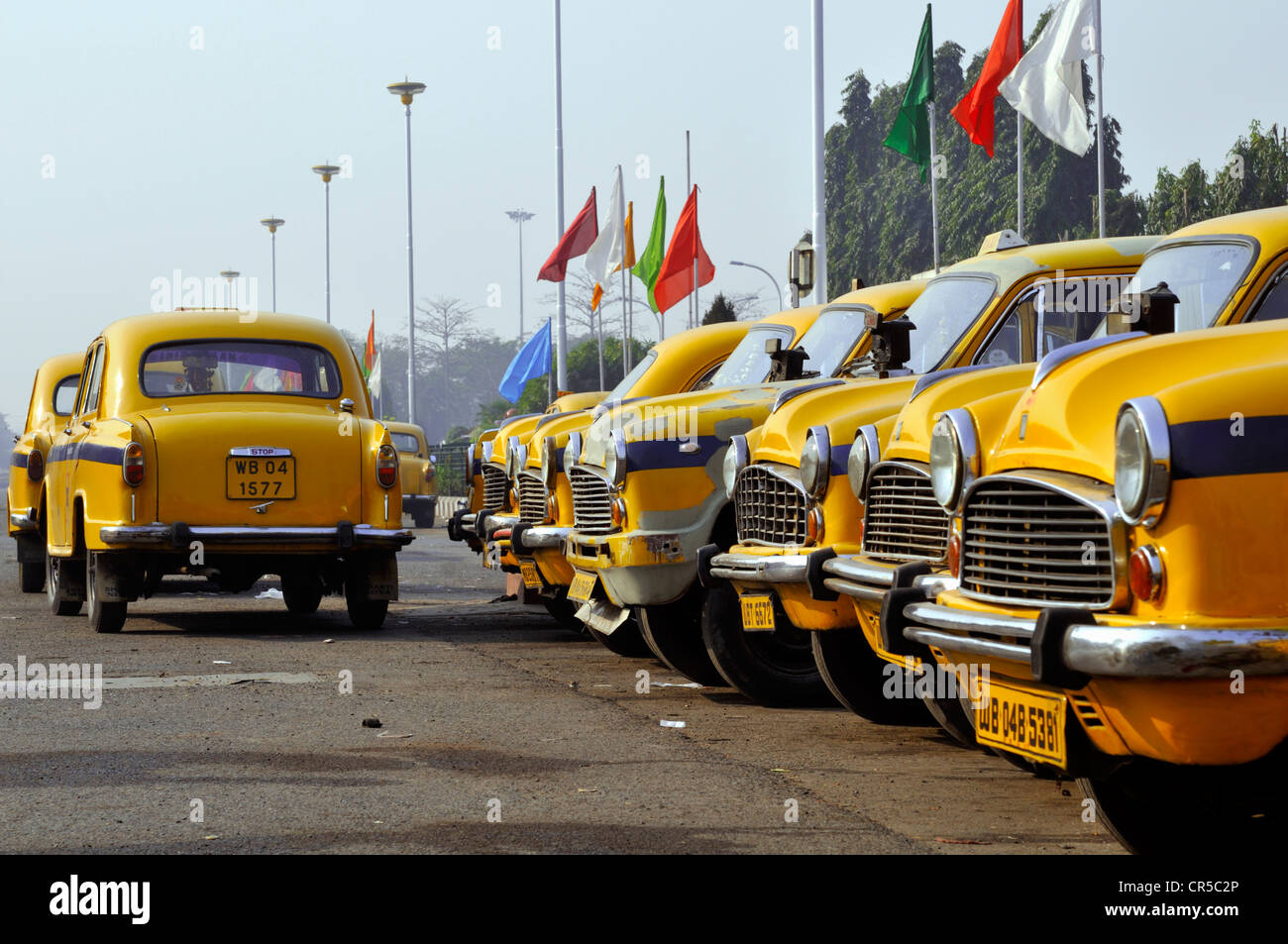 India West Bengal State Calcutta Kolkata Traffic Ambassador Cab