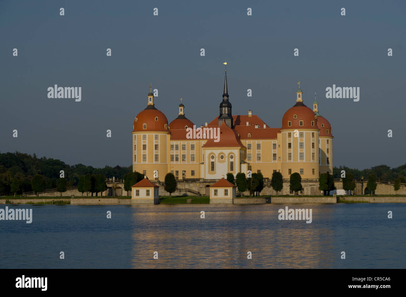 Schloss Moritzburg castle, Dresden, Saxony, Germany, Europe Stock Photo ...