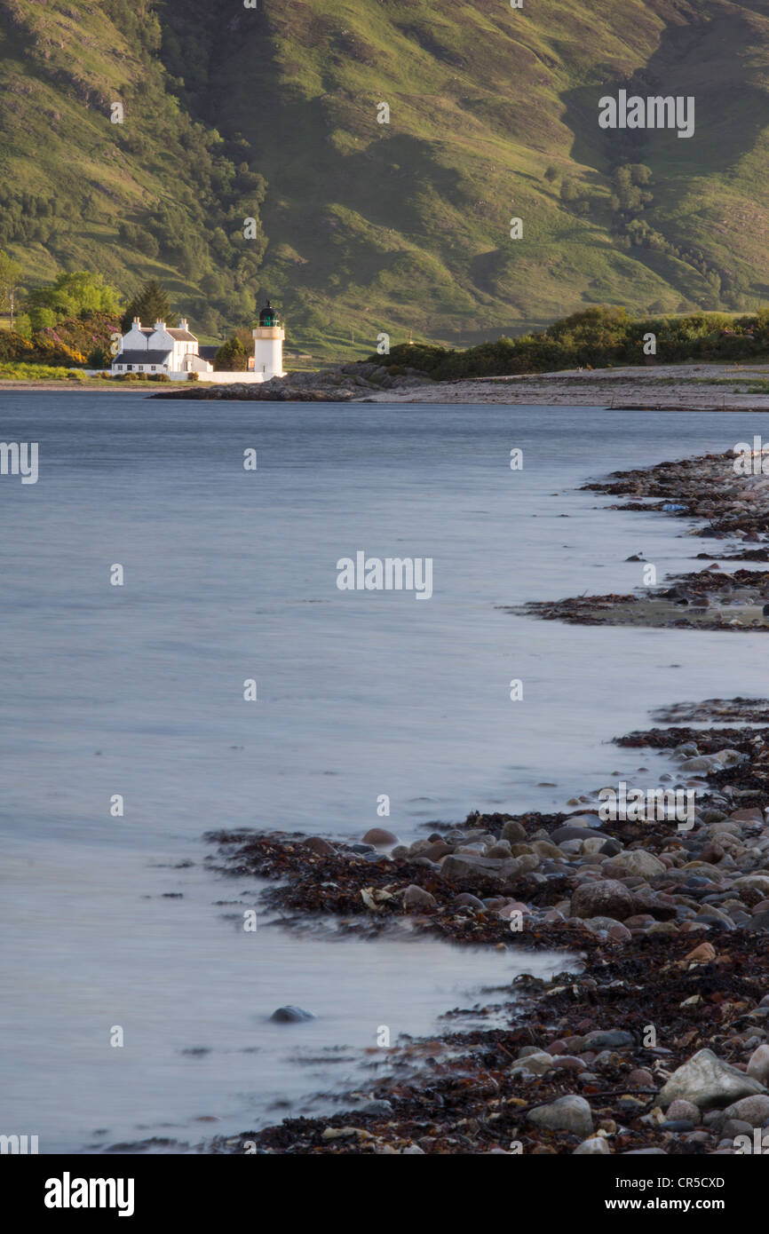 The Corran lighthouse, Loch Linnhe, Scotland Stock Photo - Alamy