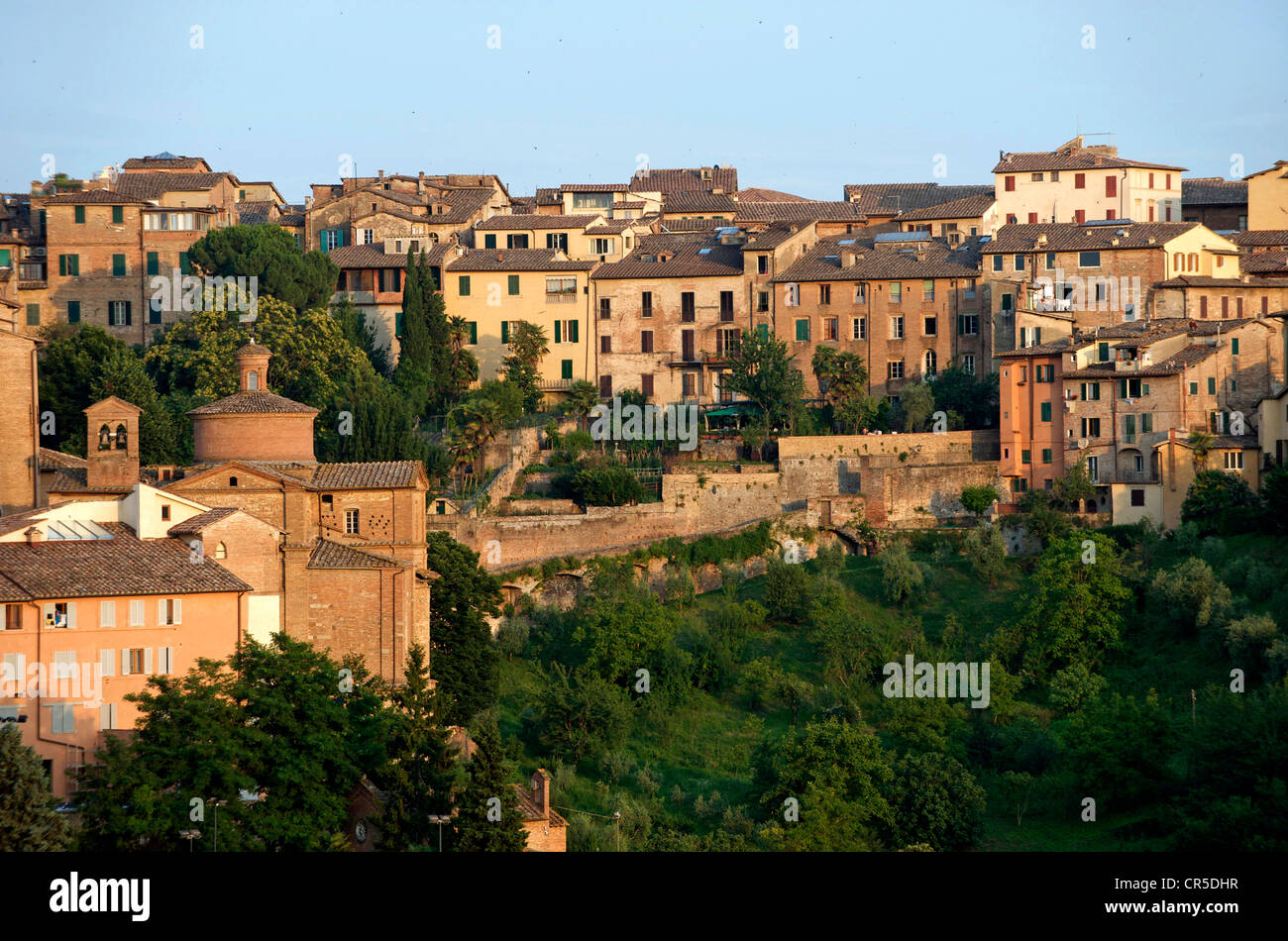 Italy, Tuscany, Sienna, historical centre UNESCO World Heritage Stock ...