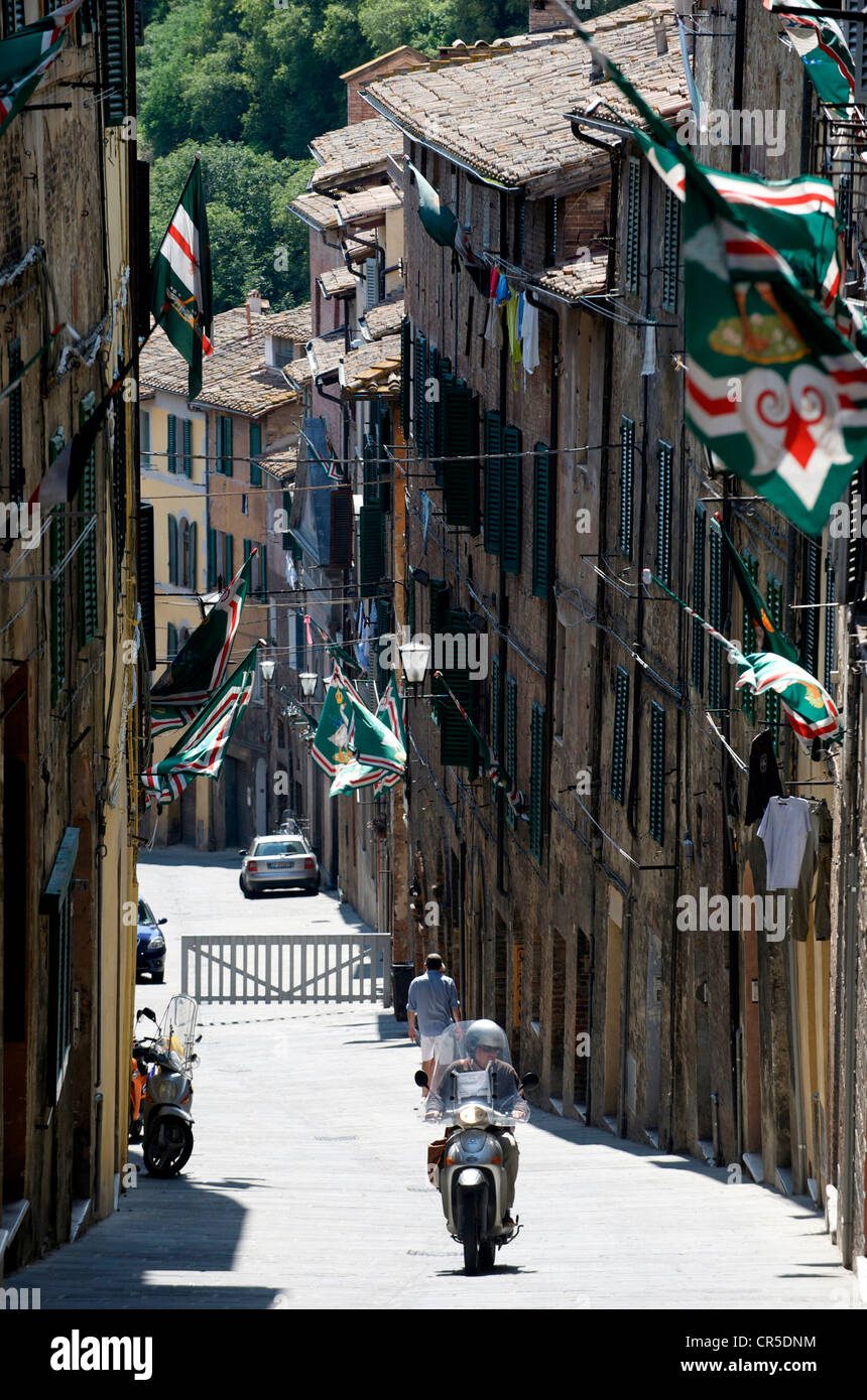 Italy, Tuscany, Sienna, historical centre UNESCO World Heritage Stock ...