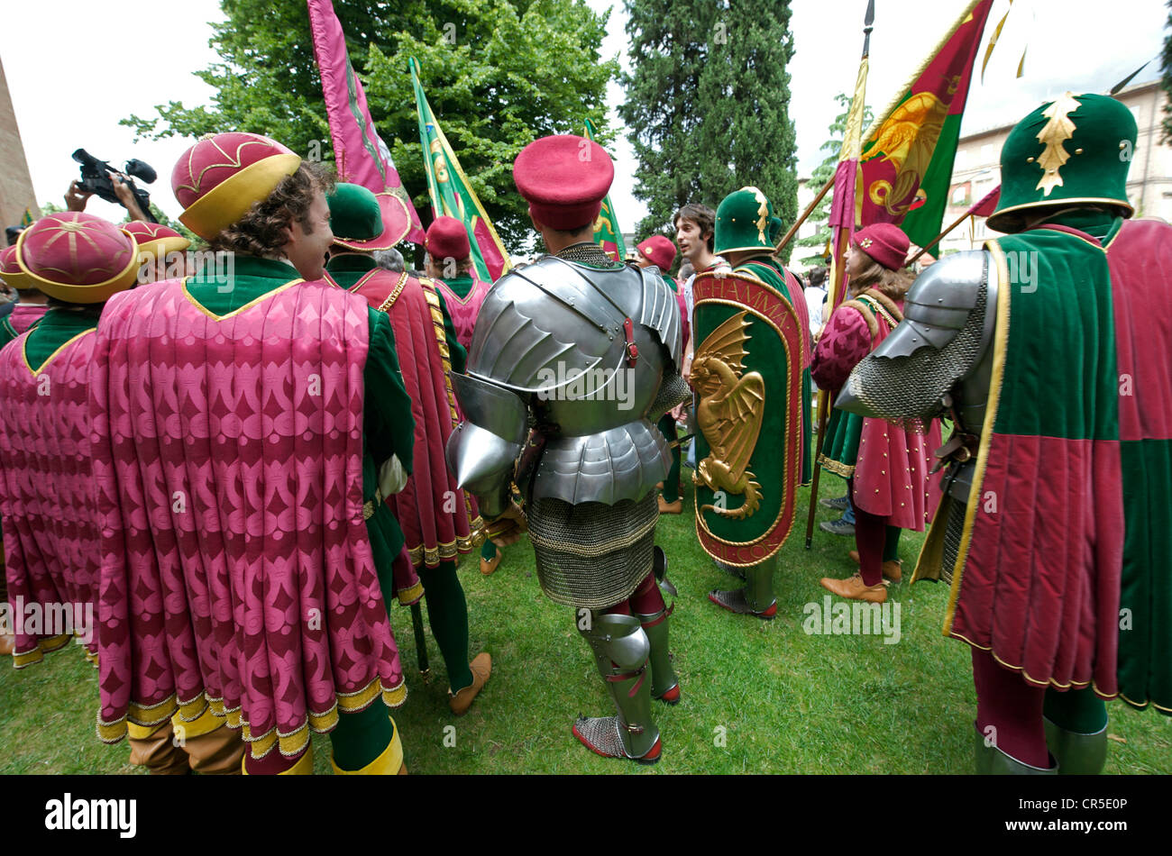 Italy, Tuscany, Sienna, the Palio, Corteo Storico (historical ...