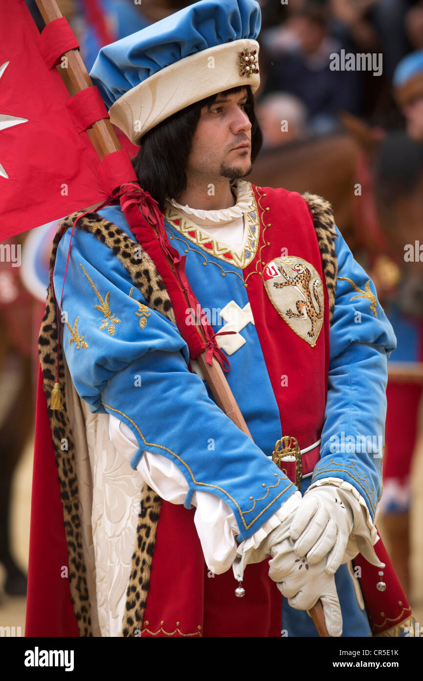 Italy, Tuscany, Sienna, the Palio, Corteo Storico (historical ...