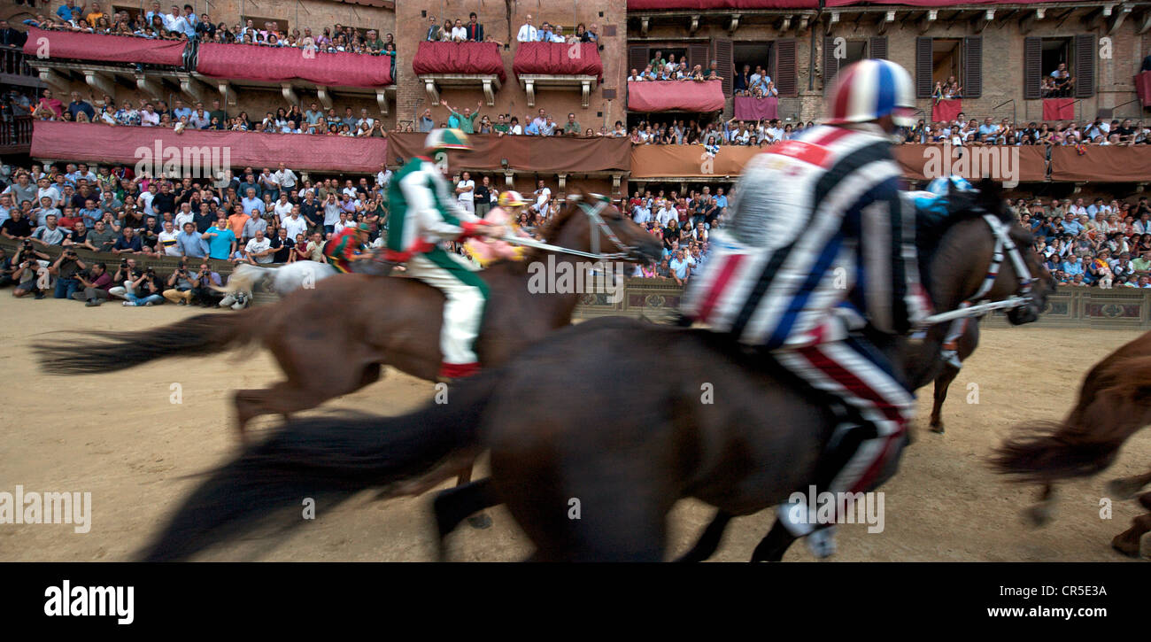 Italy, Tuscany, Sienna, historical centre UNESCO World Heritage, Piazza ...