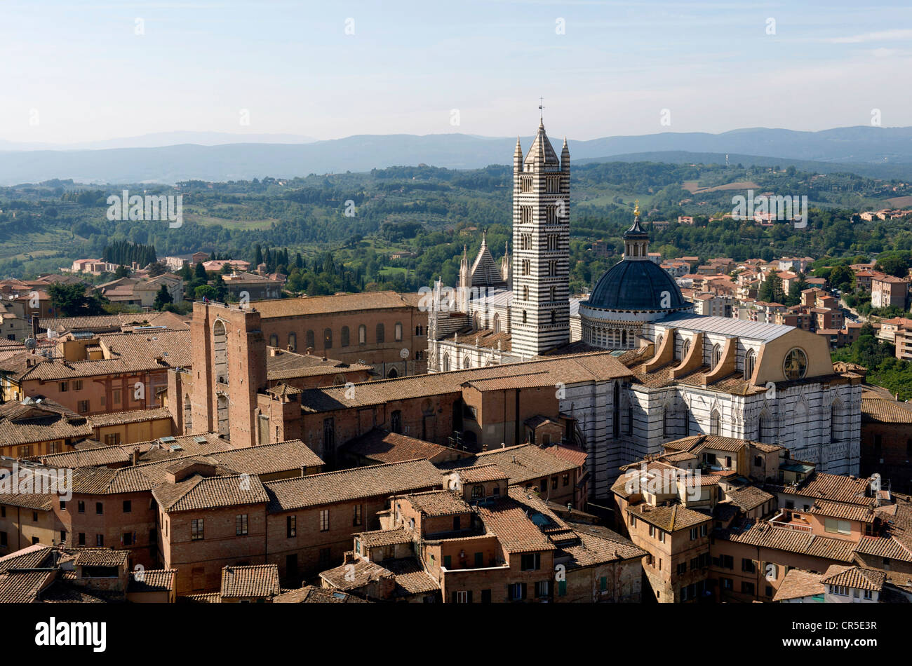 Italy, Tuscany, Sienna, historical centre UNESCO World Heritage, Duomo ...