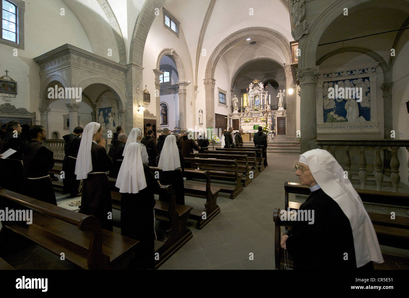 Italy nun convent hi-res stock photography and images - Alamy