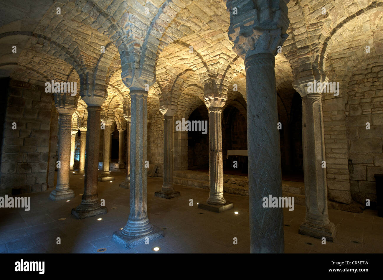 Abbadia san salvatore crypt hi-res stock photography and images - Alamy