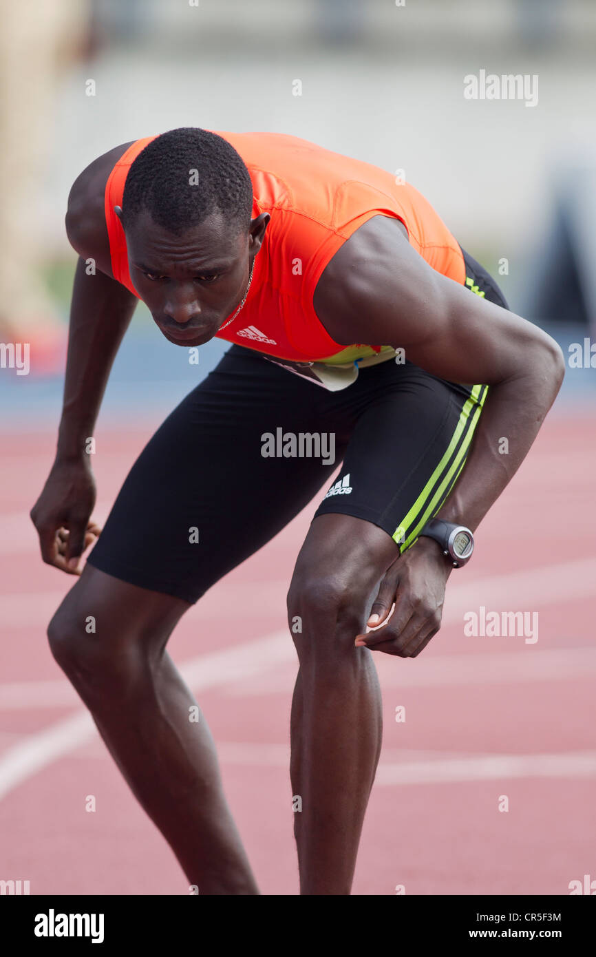 David Rudisha (KEN) winner of the Men's 800m at the 2012 NYC Grand Prix ...