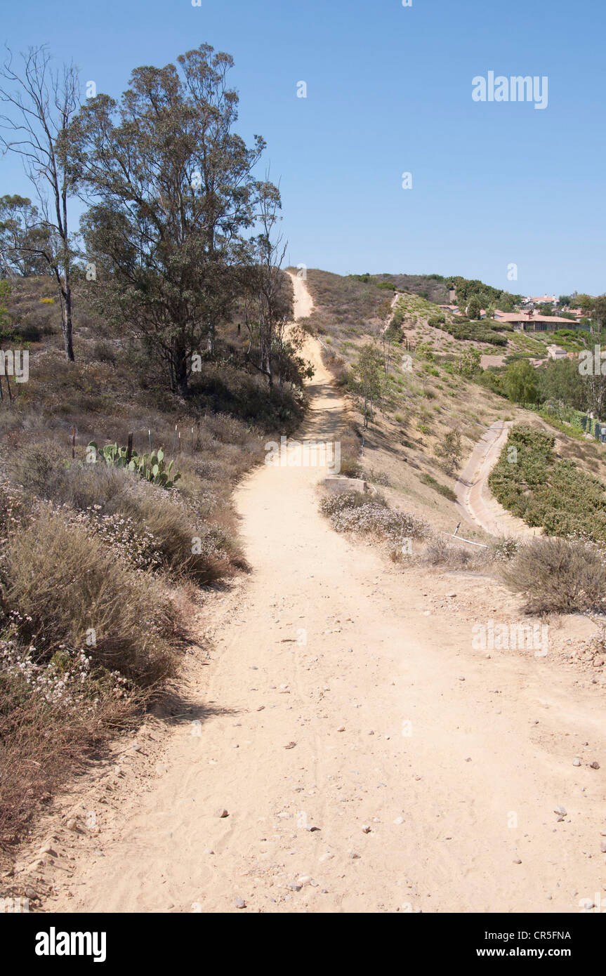 Hiking path in a desert in California,USA Stock Photo - Alamy