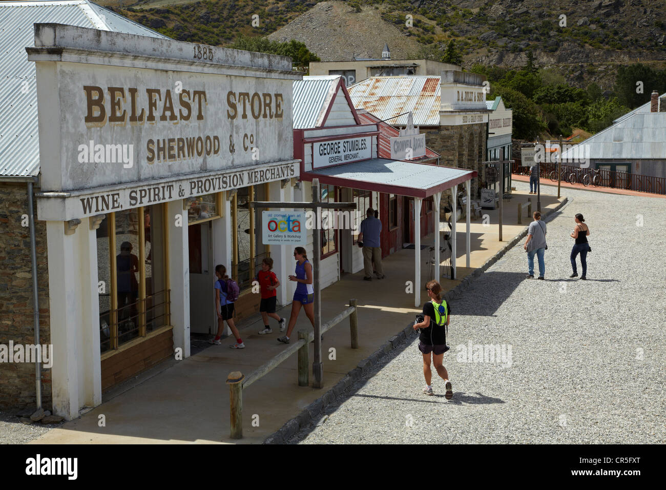 Old Cromwell Town, Cromwell, Central Otago, South Island, New Zealand ...