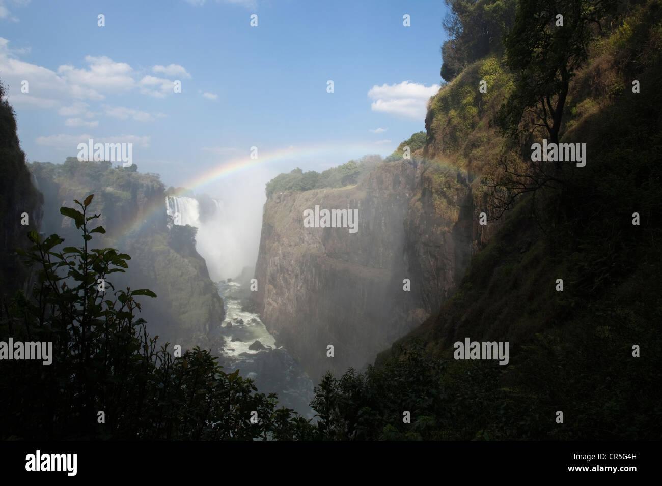 Zimbabwe, Matabeleland North province, the Zambezi River at Victoria ...
