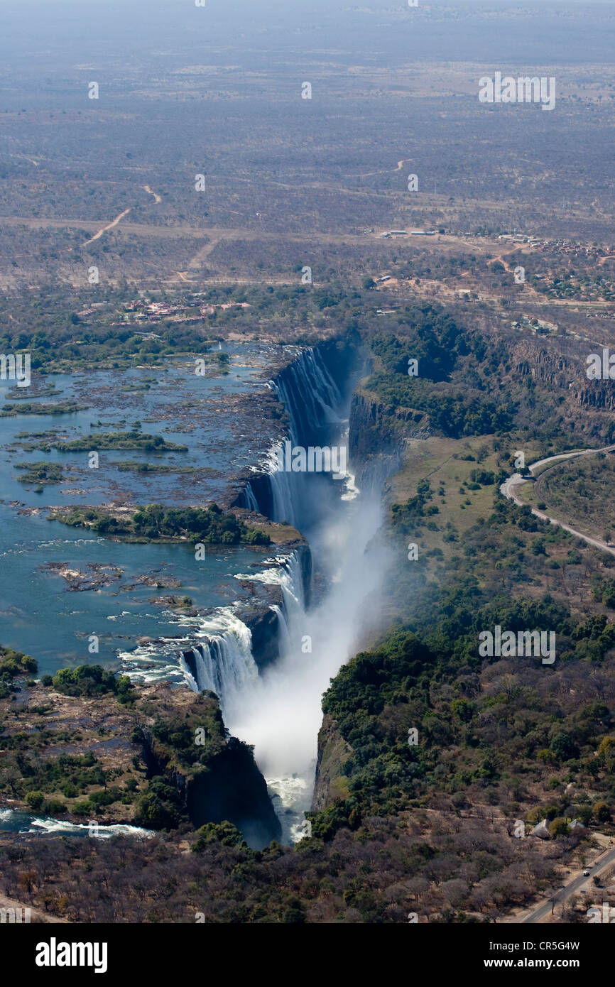 Zimbabwe, Matabeleland North province, the Zambezi River at Victoria ...