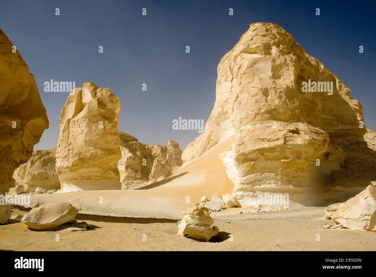 Egypt, Eastern Sahara, white desert Stock Photo - Alamy
