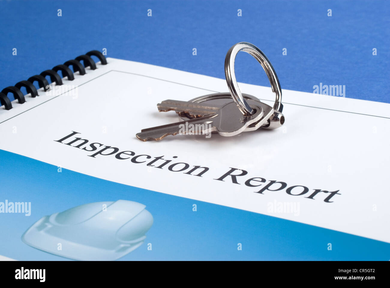 Inspection Report with keys. Our own design, no copyright issues Stock ...