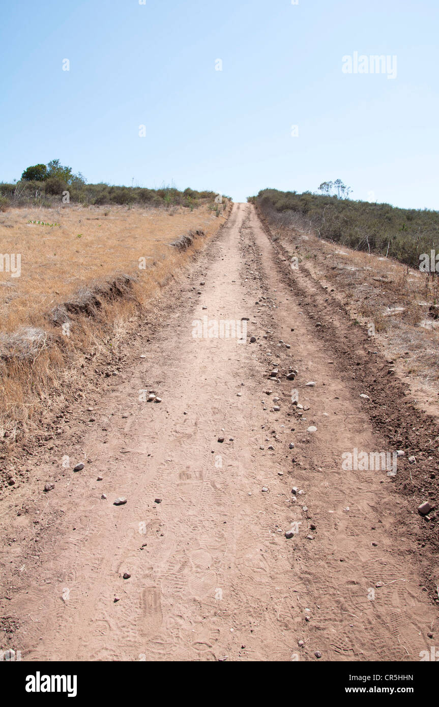 Hiking path in a desert in California,USA Stock Photo - Alamy