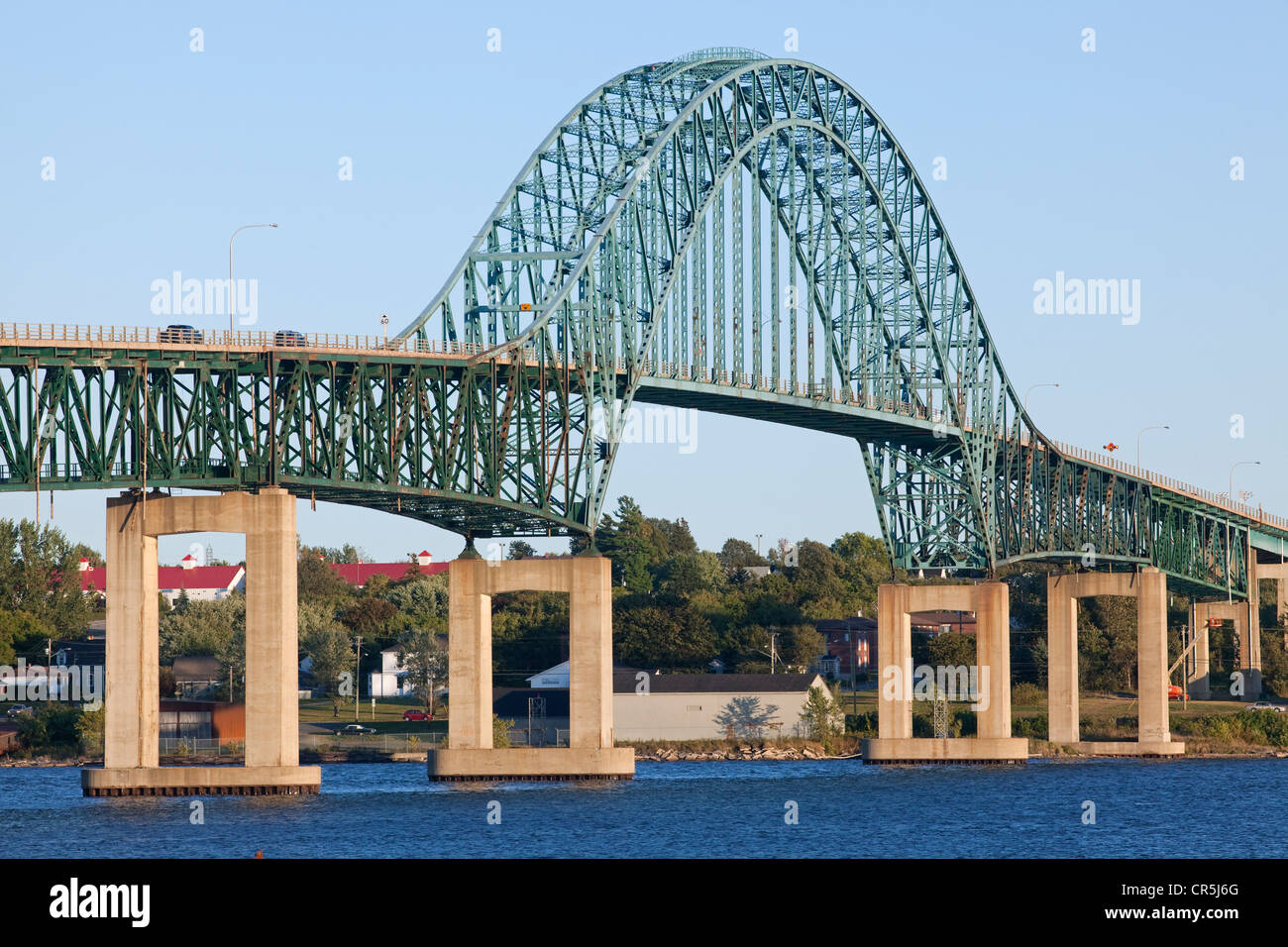 Canada, New Brunswick, Acadia, Miramichi Bridge Stock Photo - Alamy