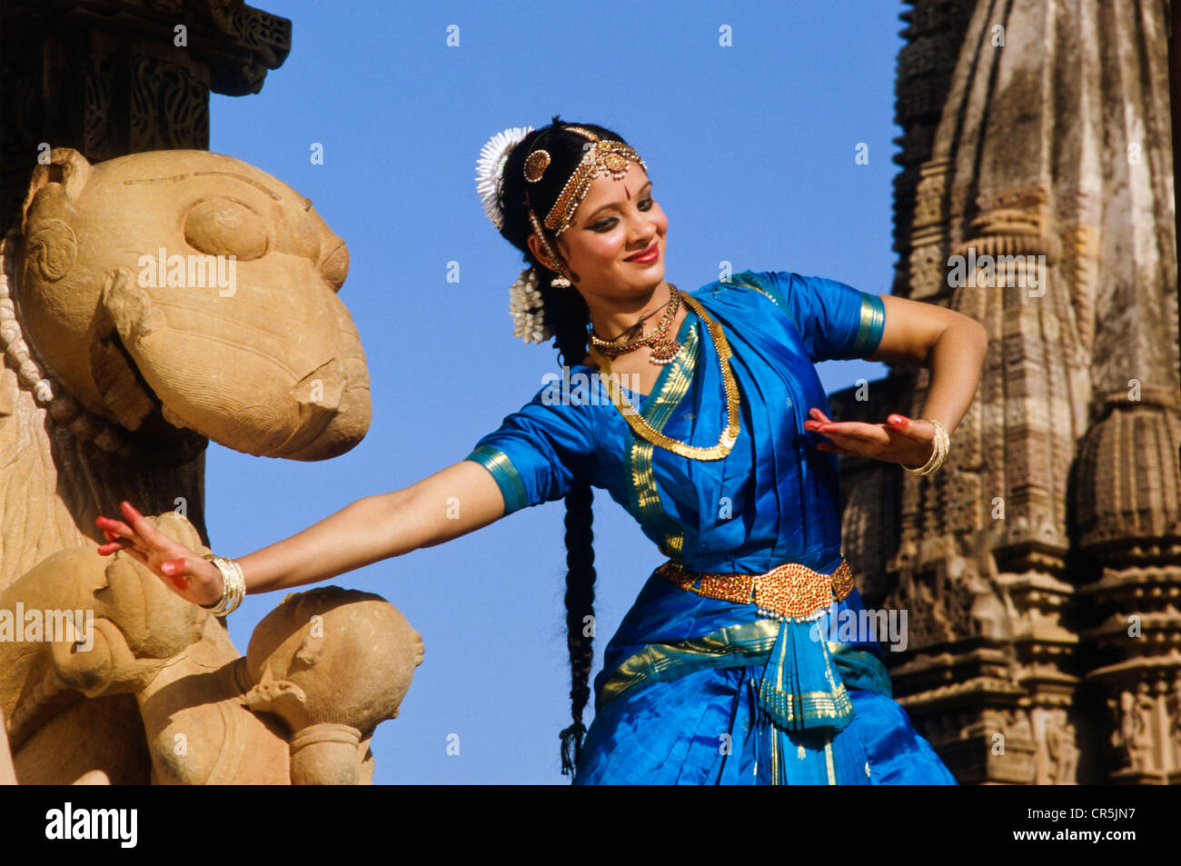 Khajuraho temples dance hi-res stock photography and images - Alamy