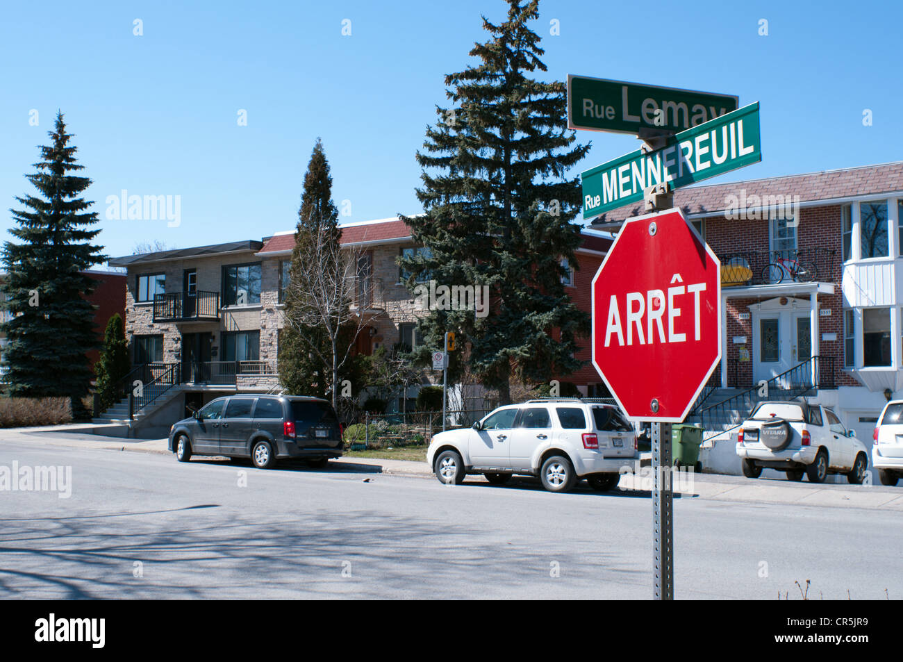 Neighborhood in montreal hi-res stock photography and images - Alamy