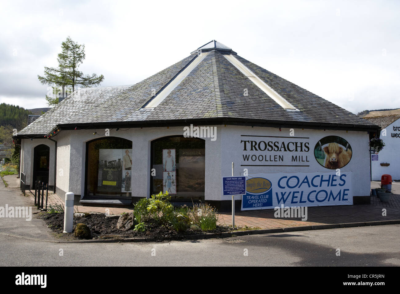 the trossachs woollen mill callander perthshire scotland Stock Photo ...