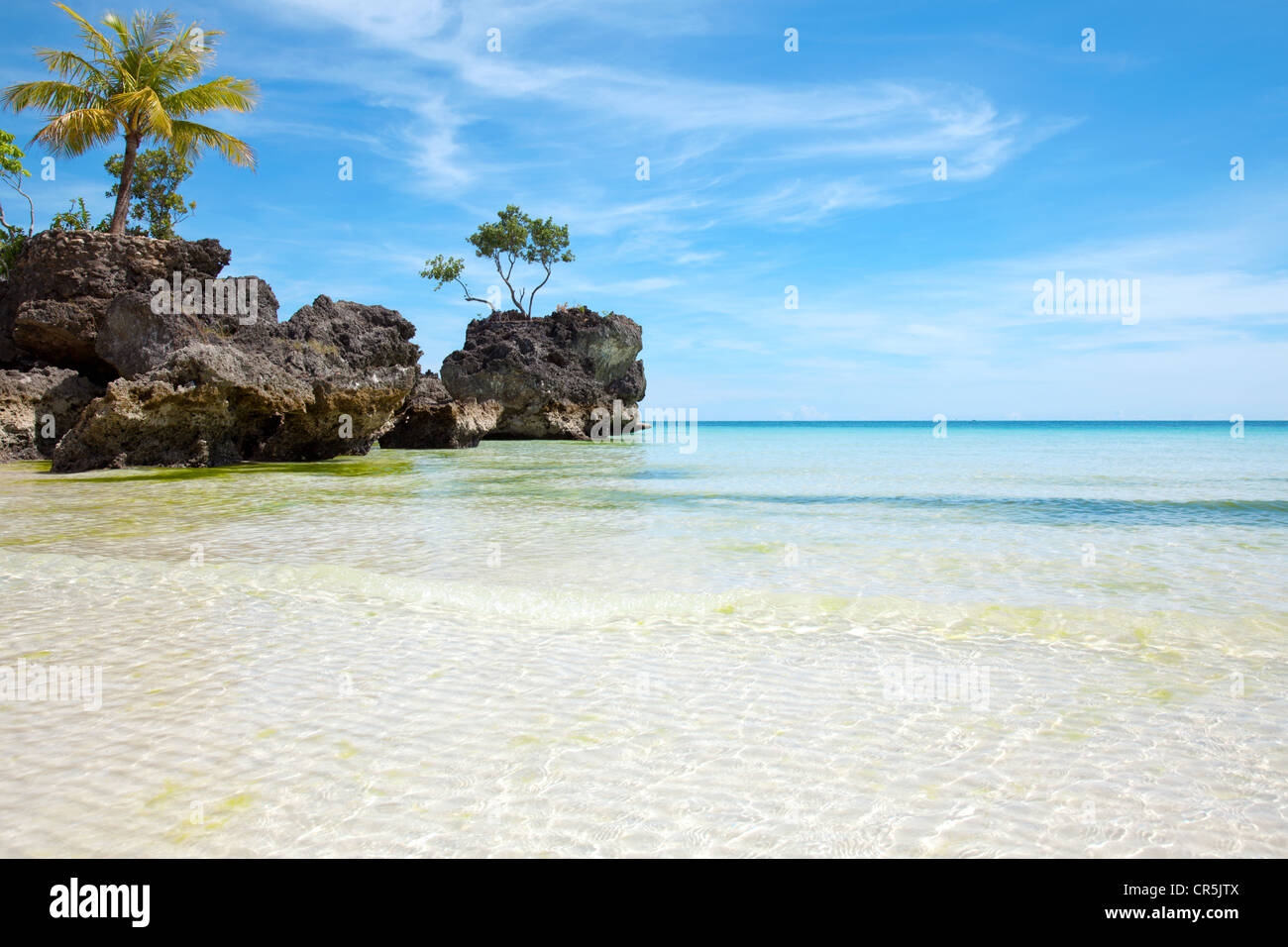 Seascape island in lagoon boracay hi-res stock photography and images ...