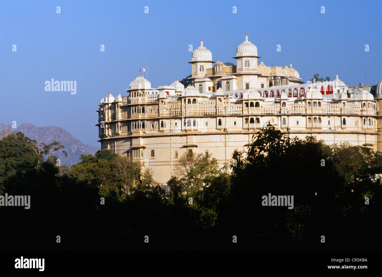 City Palace of Udaipur, still home of the Maharaja family, Rajasthan ...