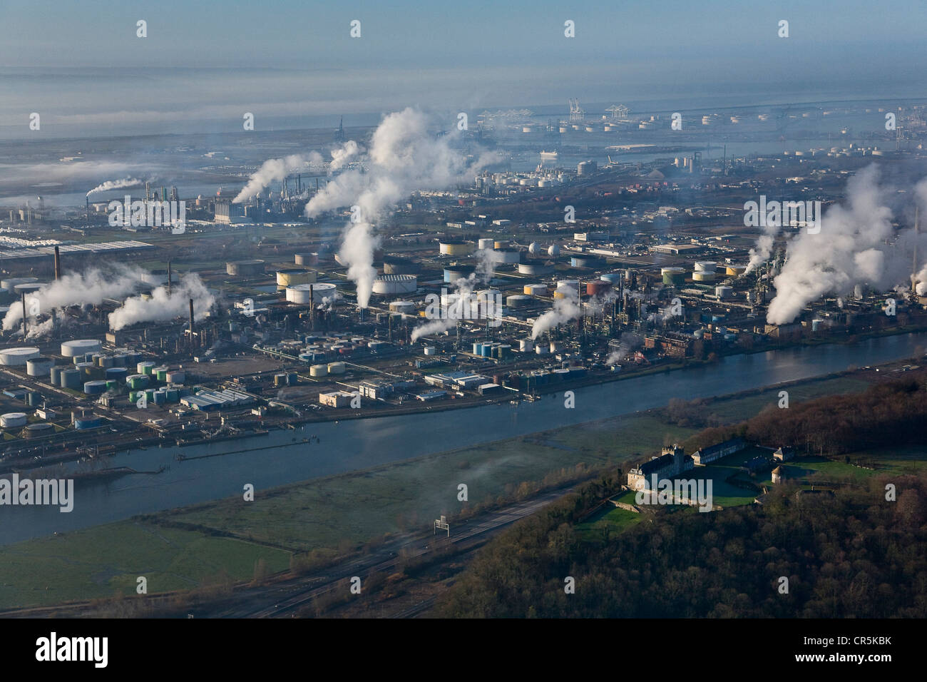 France, Seine Maritime, Gonfreville l'Orcher, Chateau d'Orcher ...