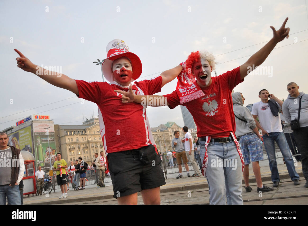 Polish soccer fans hi-res stock photography and images - Alamy