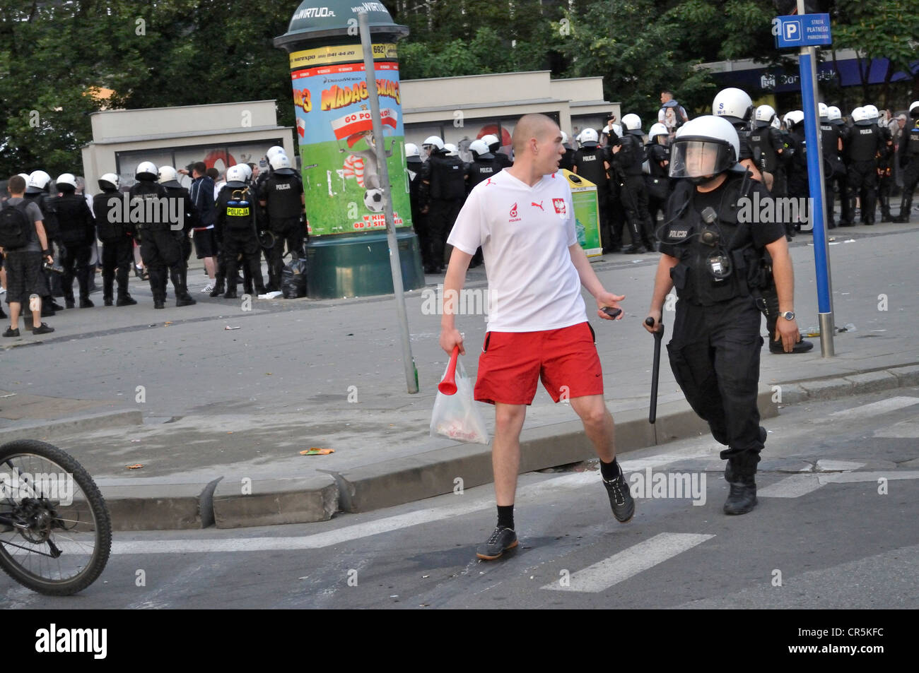 Riot police poland hi-res stock photography and images - Alamy