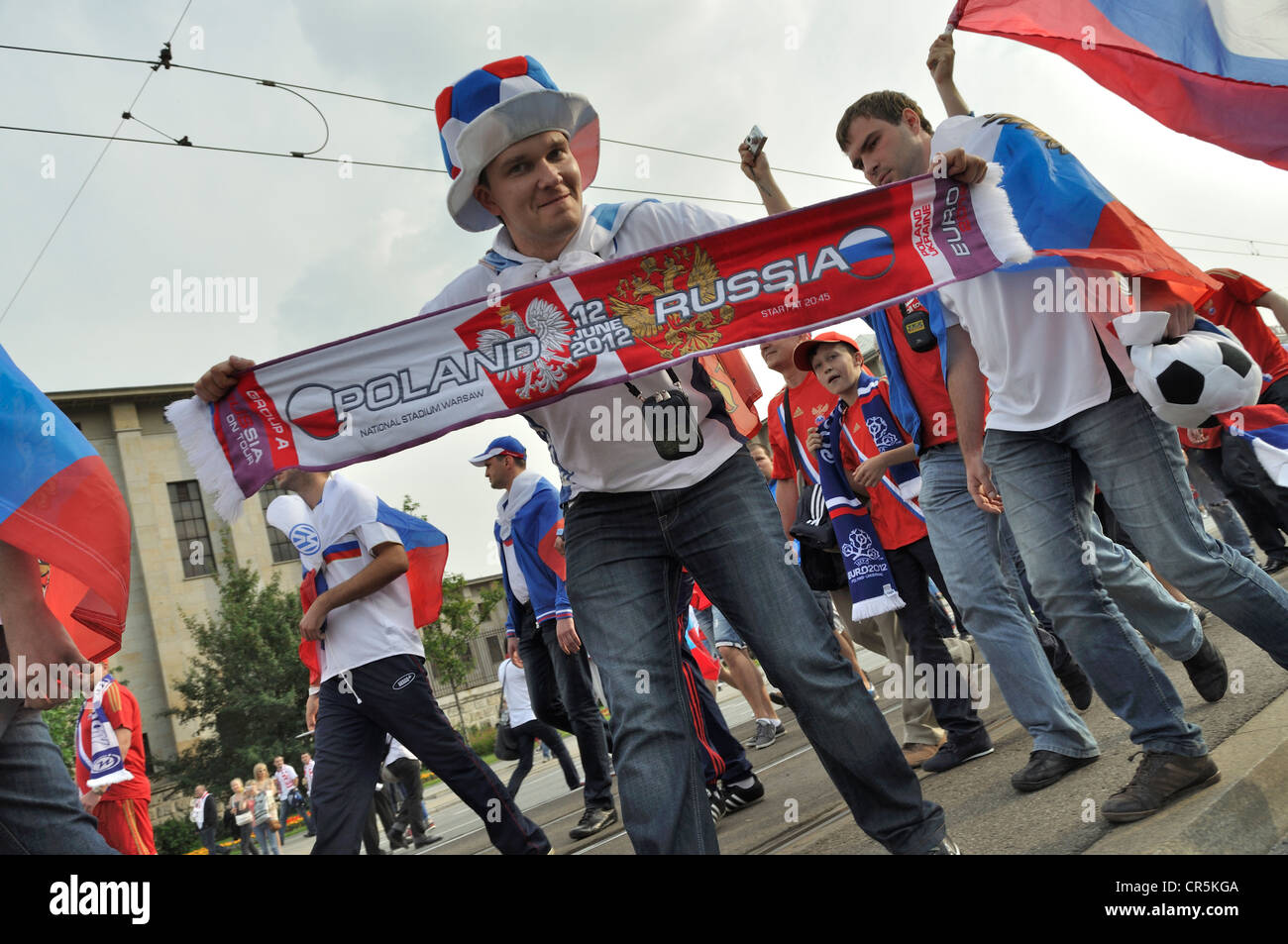 Russian football fans hi-res stock photography and images - Alamy