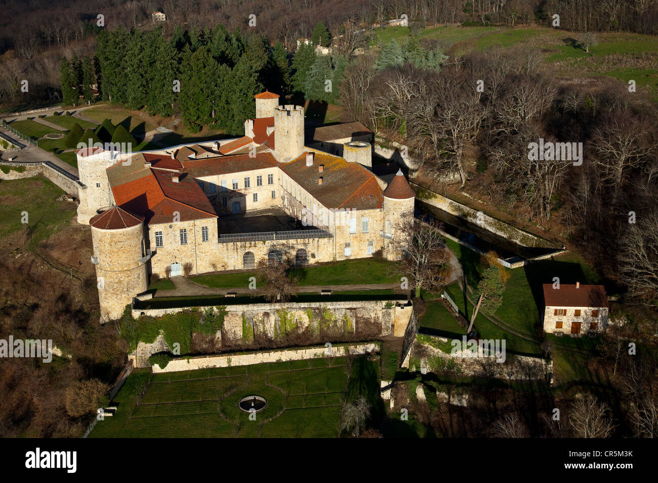France, Puy de Dome, Ravel, the Chateau de Ravel, Royal fortress dated ...