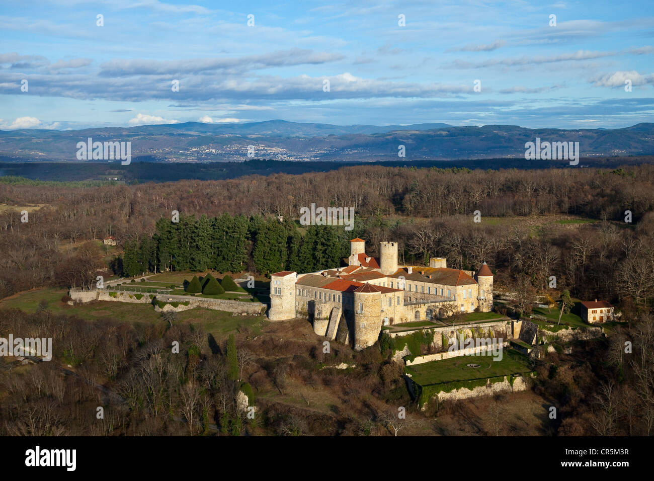 France, Puy de Dome, Ravel, the Chateau de Ravel, Royal fortress dated ...