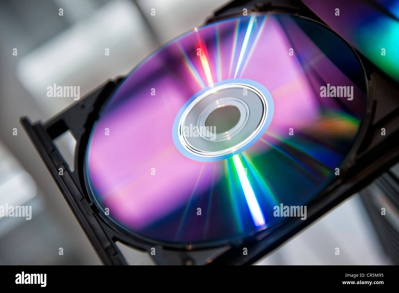 DVD in the DVD drive of a PC Stock Photo - Alamy