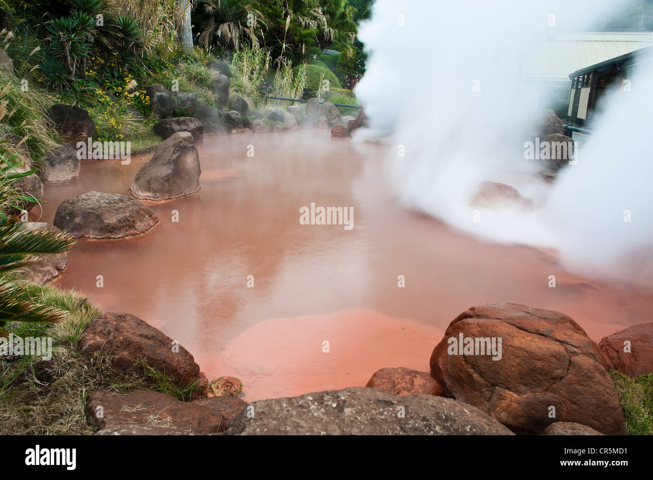 Japan, Kyushu Island, city of Beppu, famous for its hot springs, Onsen ...