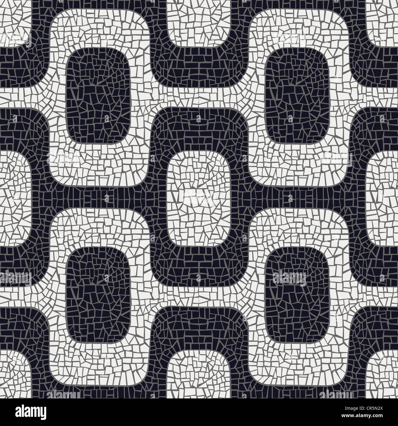 Abstract white and black wave pavement pattern background. Vector file ...