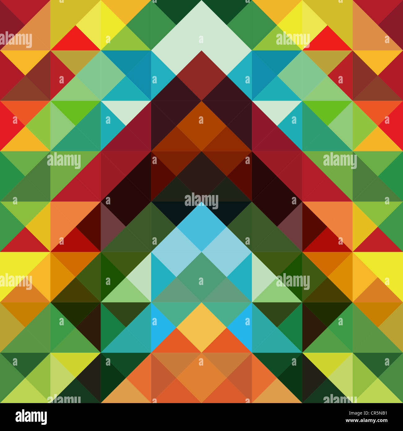 Abstract optic effect colorful triangle pattern background. Vector file ...