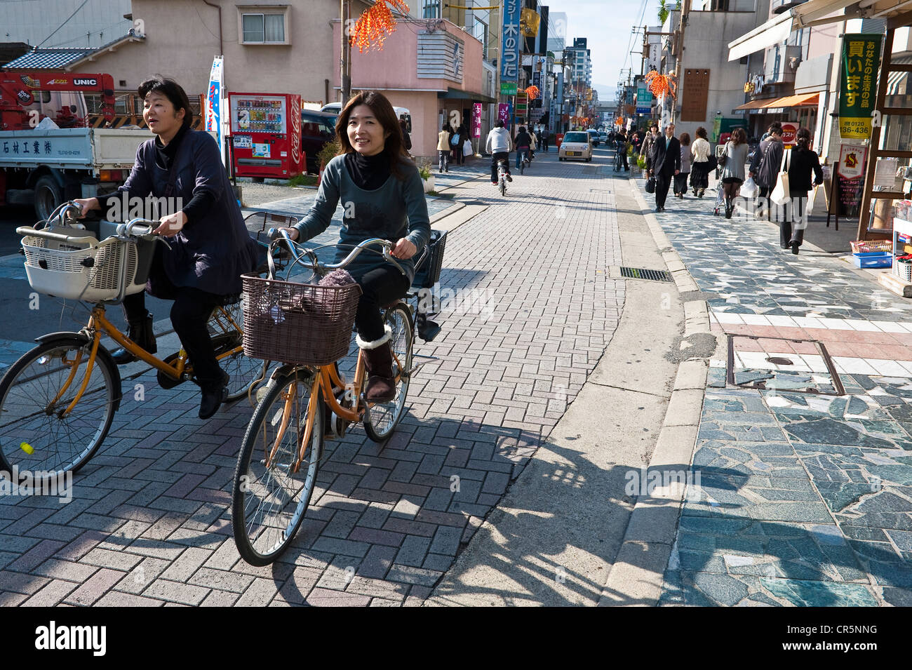 Japan, Honshu Island, Kinki Region, city of Nara, city center, the ...