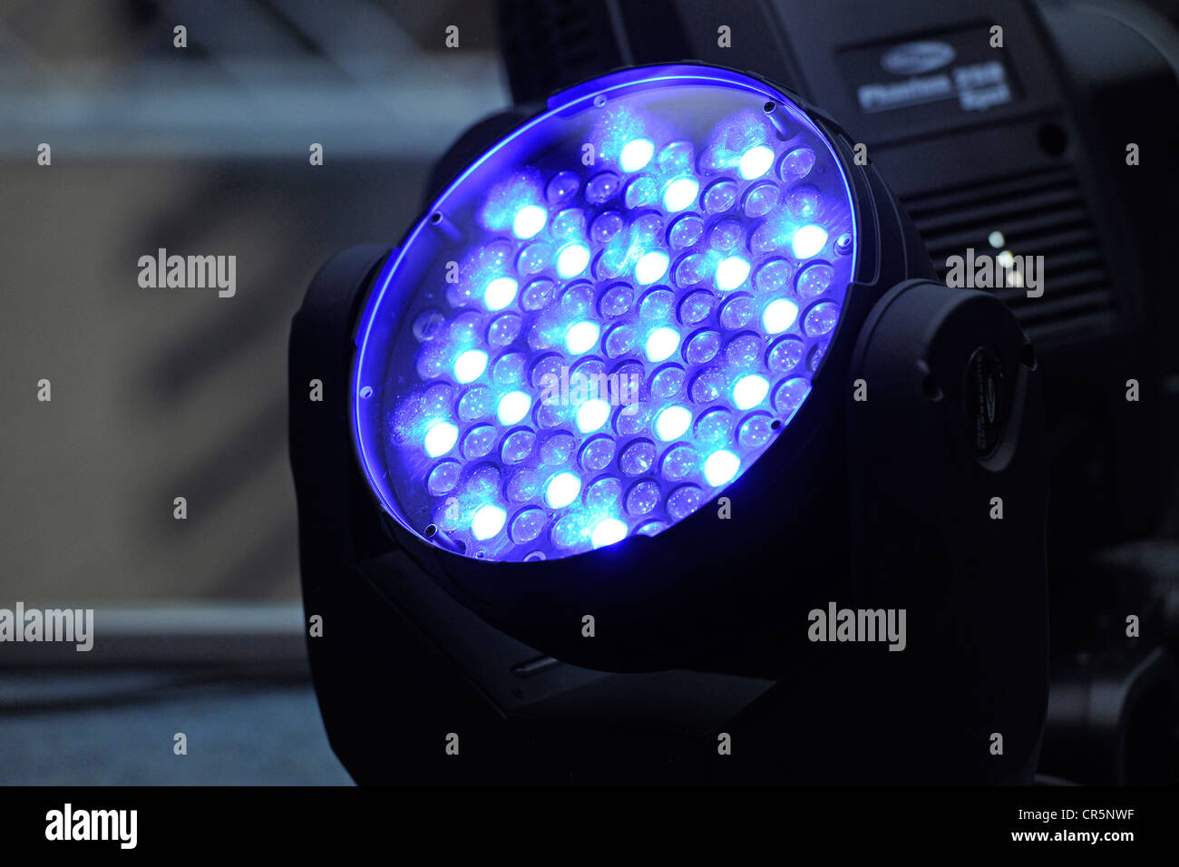 Event lighting, laser light, blue lights Stock Photo - Alamy