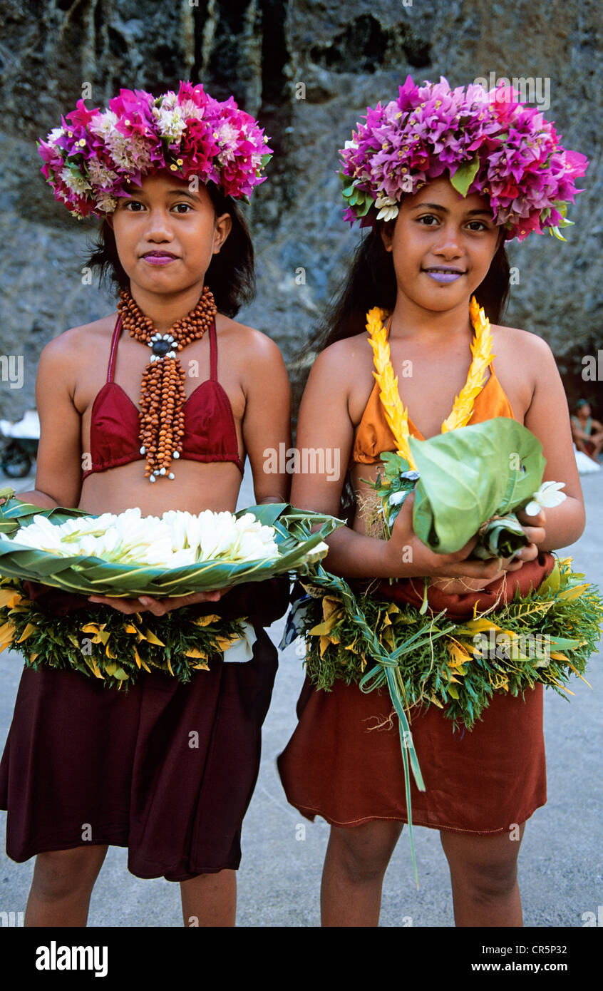 France, French Polynesia, Marquesas Archipelago, southern islands, Fatu ...