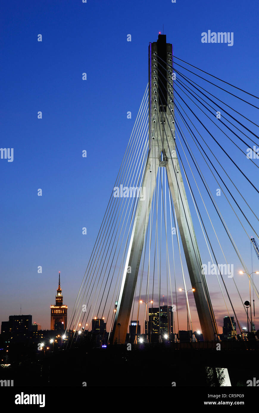 Swietokrzyski suspension bridge architecture hi-res stock photography ...