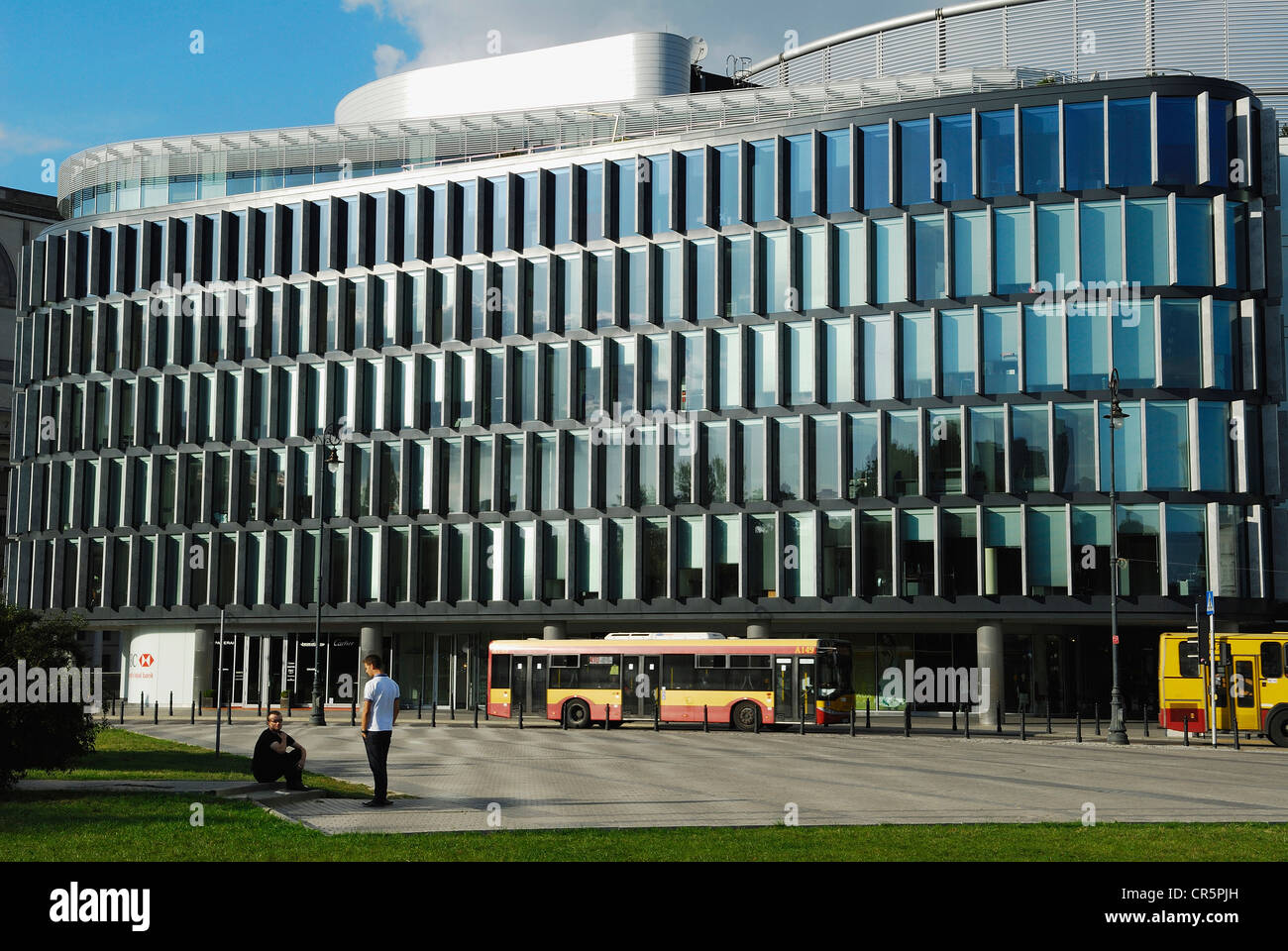 Poland, Warsaw, Plac Pilsudskiego, office buildings by architect Sir ...