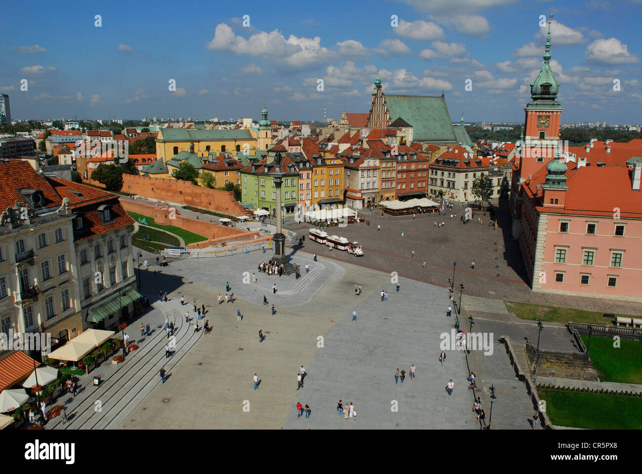 Poland, Warsaw, old town UNESCO World Heritage, Castle Square (plac ...