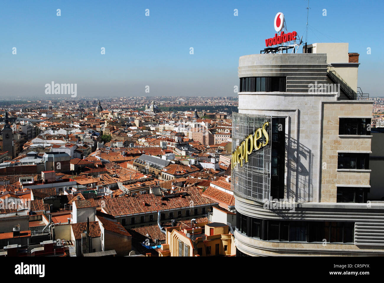 Spain, Madrid, Carrión building also known as the Capitol Building ...