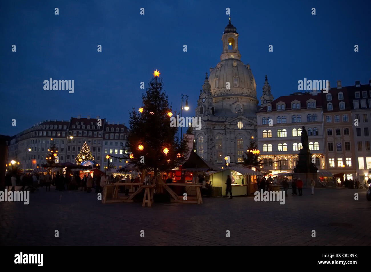 Christmas market Anno 1901 on Neumarkt square in front of the Church of ... Christmas market Anno 1901 on Neumarkt square in front of the Church of ...