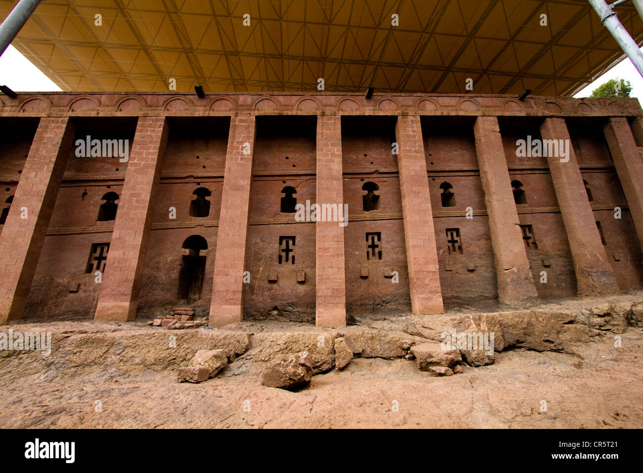 Bet Medhane Alem Rock-Hewn Church, Southern Cluster, Lalibela, Ethiopia ...