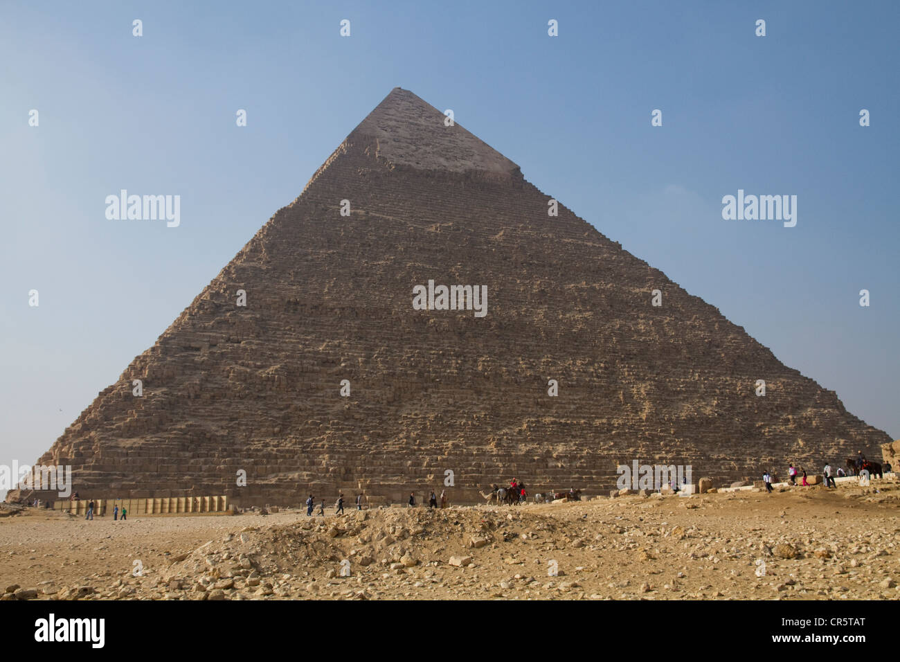 Great Pyramid of Giza, or Pyramid of Khufu or Pyramid of Cheops, Cairo ...